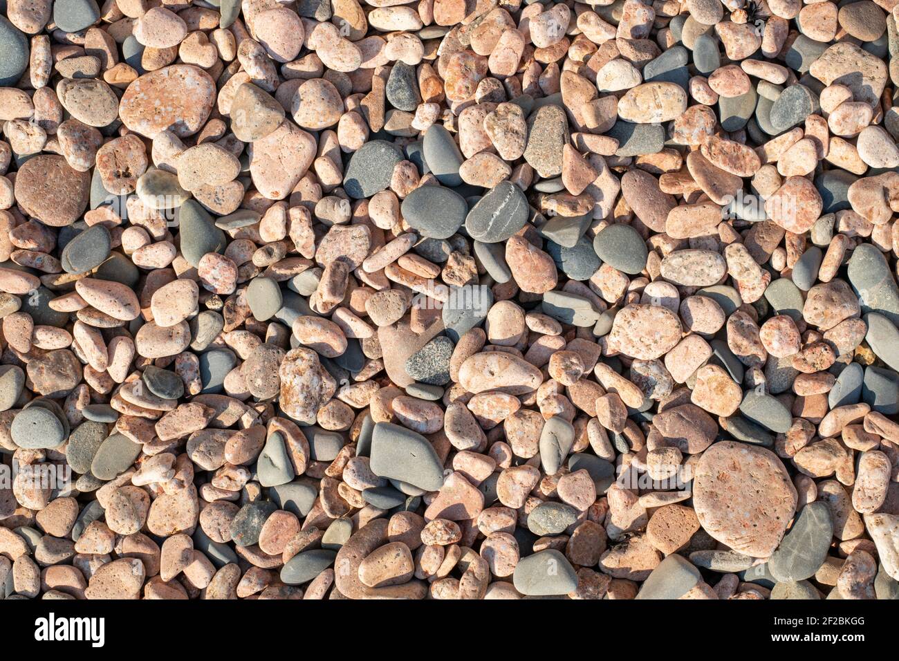 Granite Pebbles, Jersey, Channel Islands, background, natural pattern ...