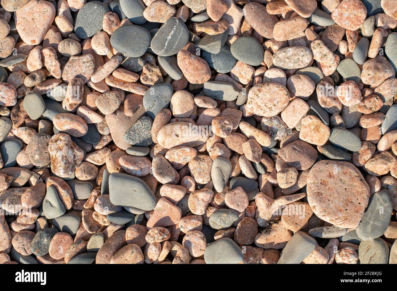 Granite Pebbles, Jersey, Channel Islands, background, natural pattern ...