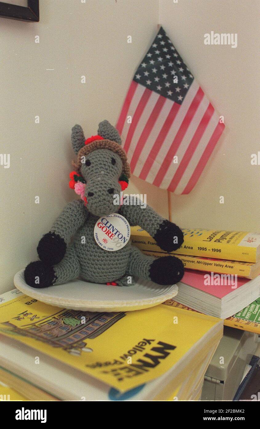 The Democratic donkey seen in the Bill Clinton / Al Gore presidential ...