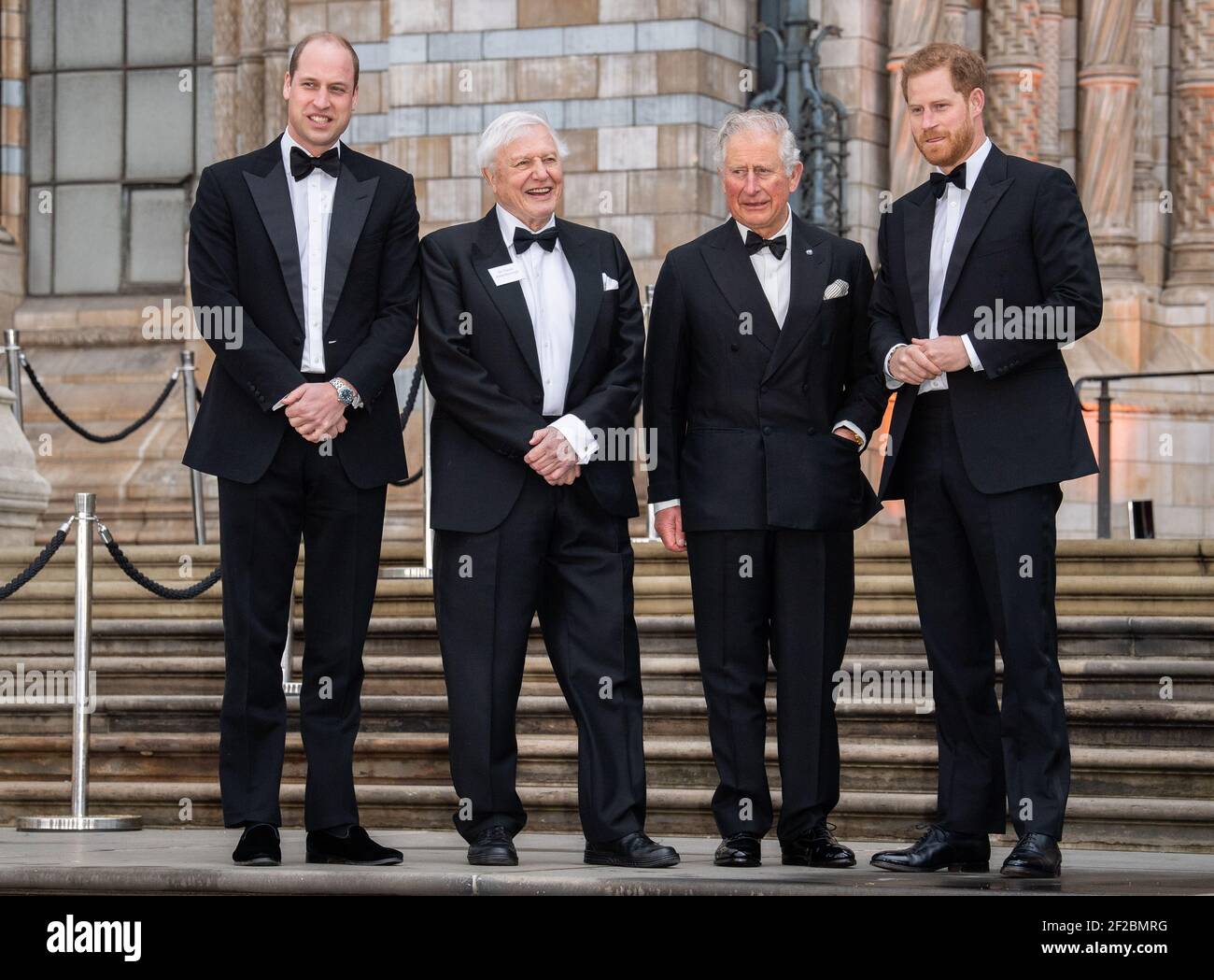 London, United Kingdom. 4th April 2019. Prince William, Sir David ...
