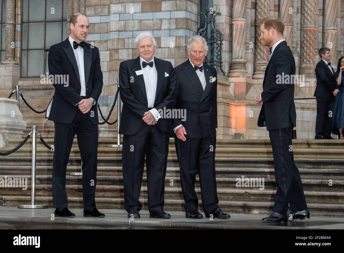 Sir david attenborough prince william hi-res stock photography and ...