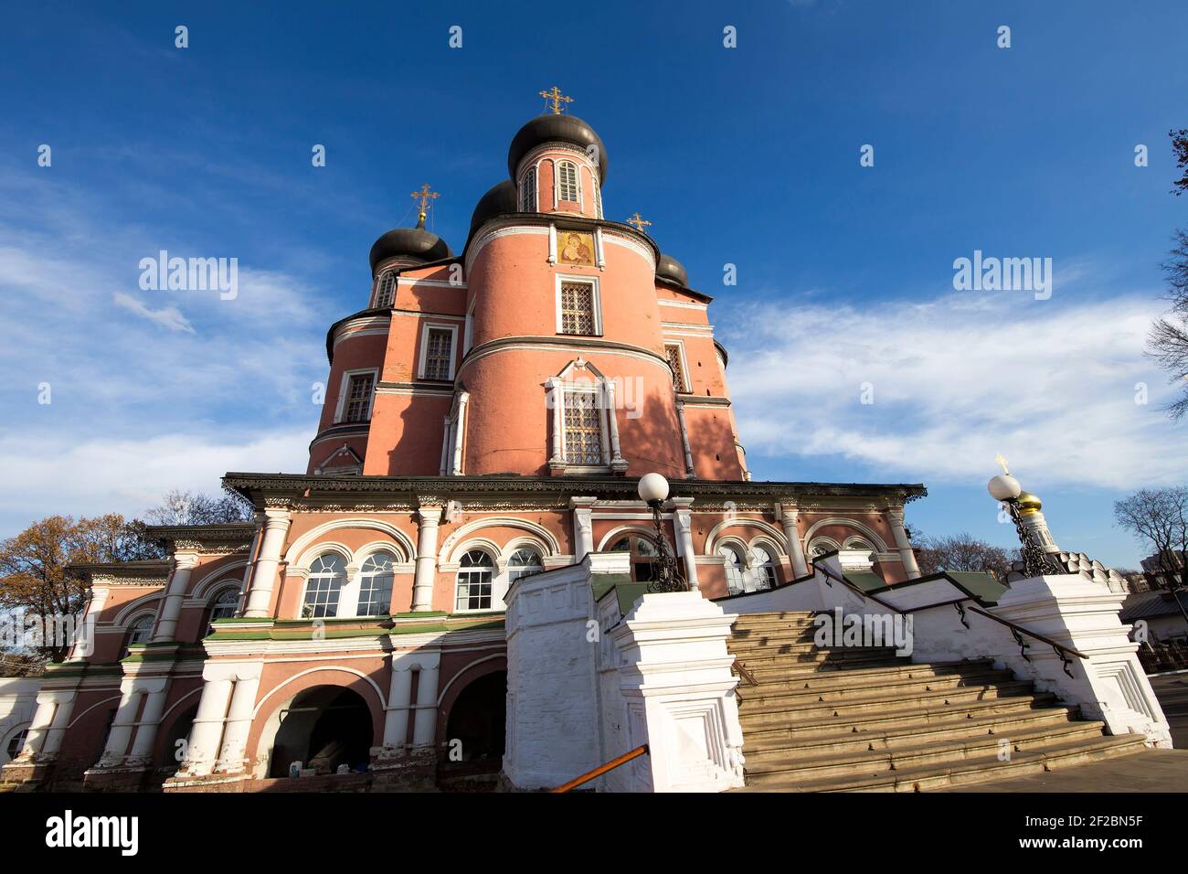 Donskoy Monastery. Medieval Russian churches on the territory ...
