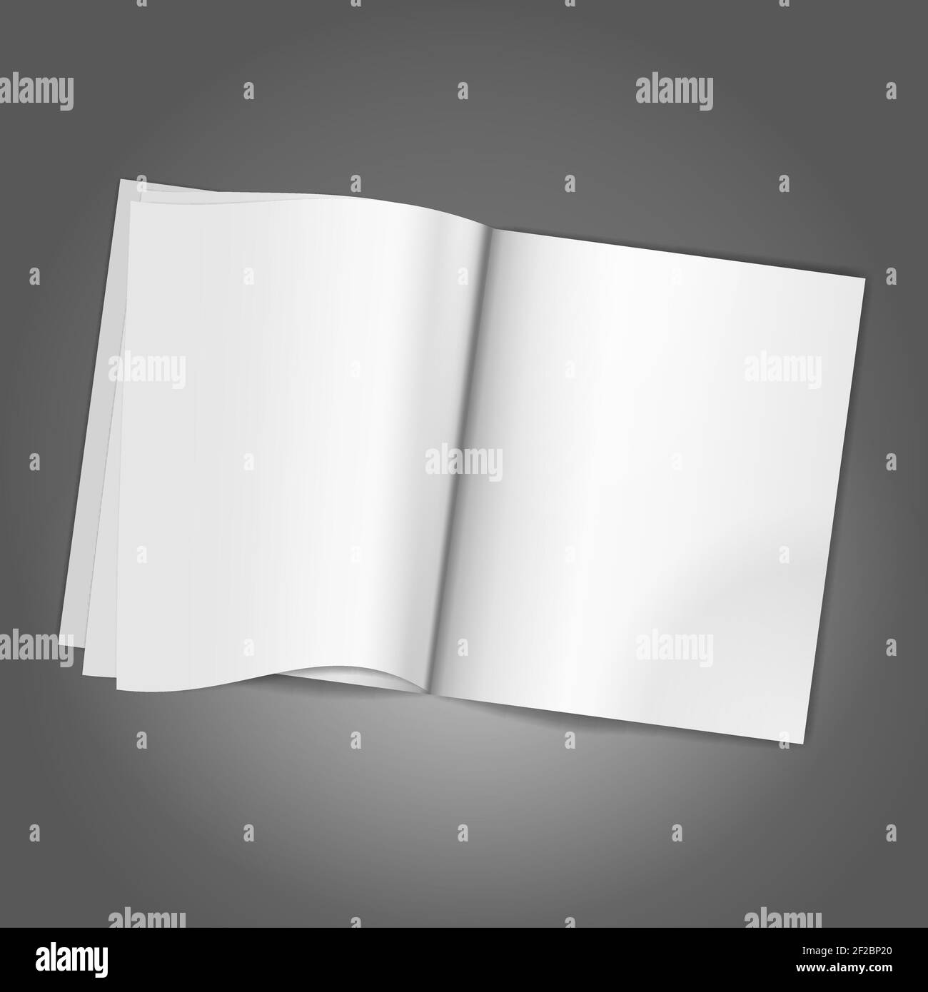 Magazine Blank Page background template. Vector illustration. EPS10 ...