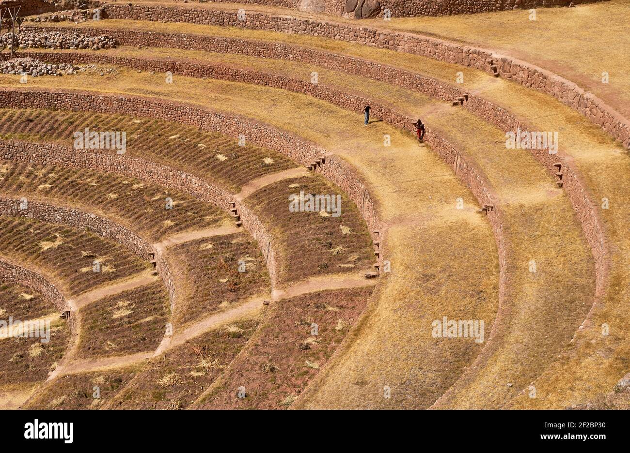 Agricultural Inca Terraces at Moray, probably a agricultural experiment ...
