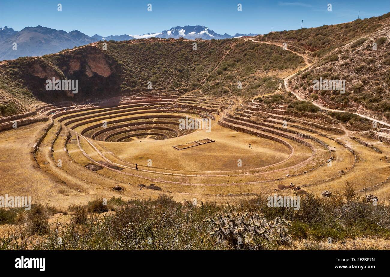 Agricultural Inca Terraces at Moray, probably a agricultural experiment ...