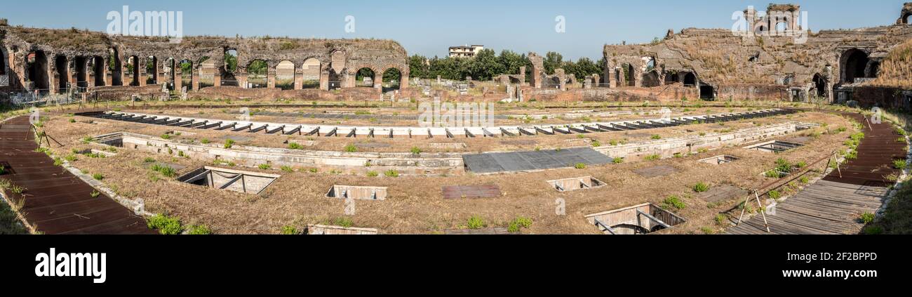 The Amphitheatre of Capua in the Italian region of Campania was ...