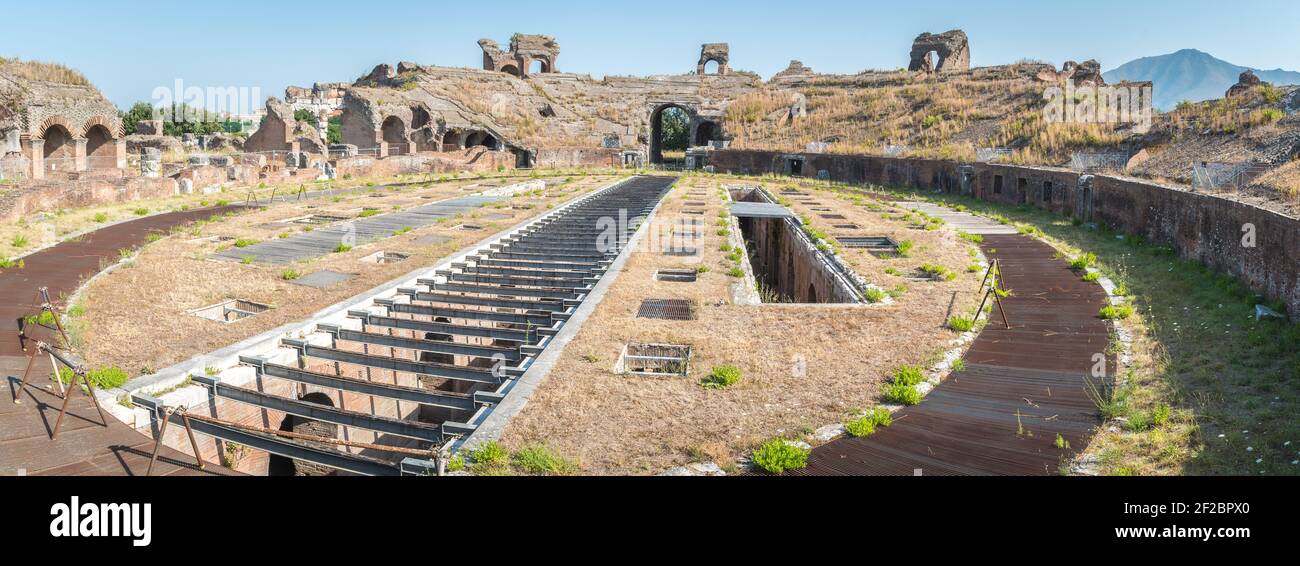 The Amphitheatre of Capua in the Italian region of Campania was ...