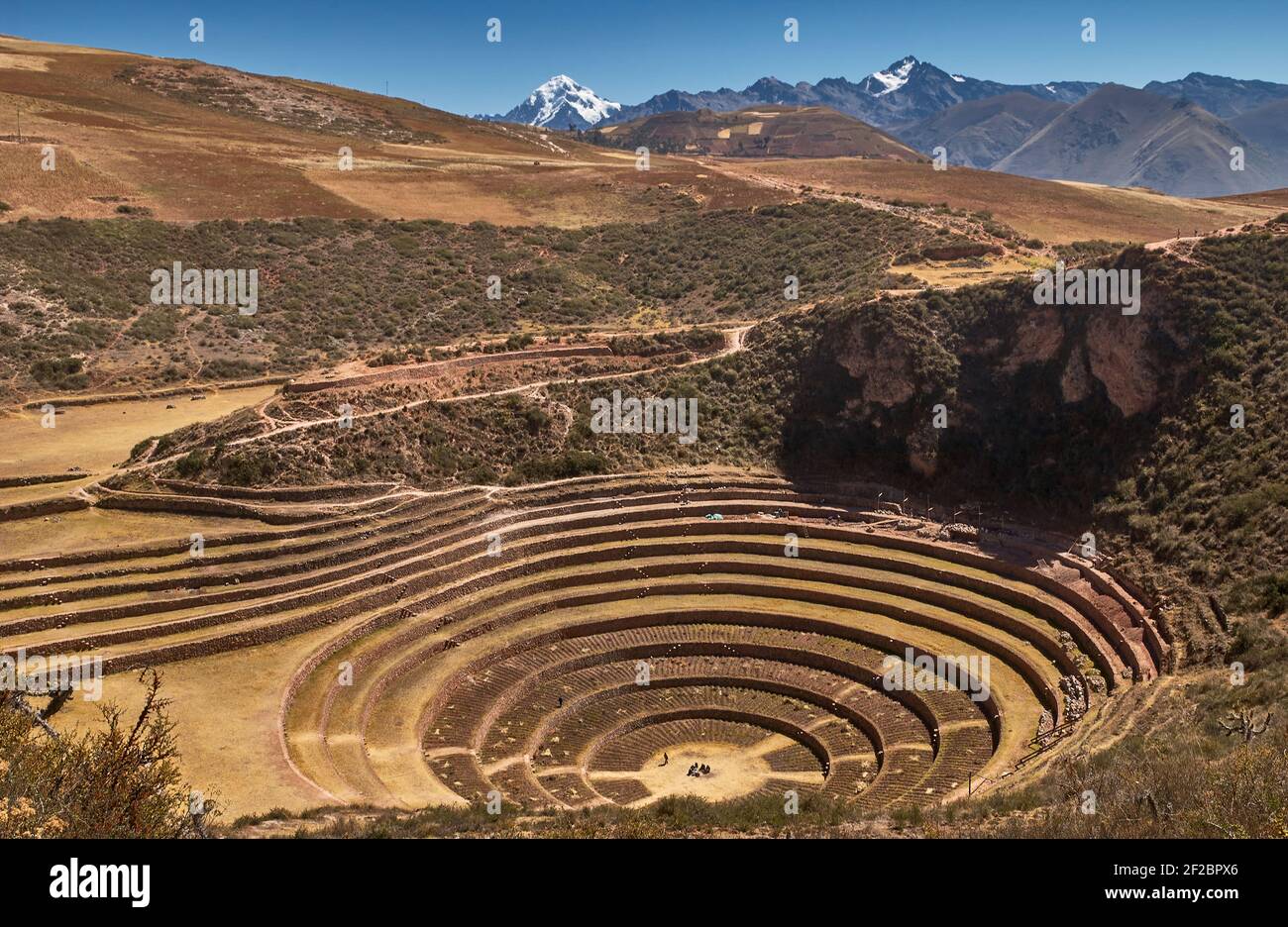 Agricultural Inca Terraces at Moray, probably a agricultural experiment ...