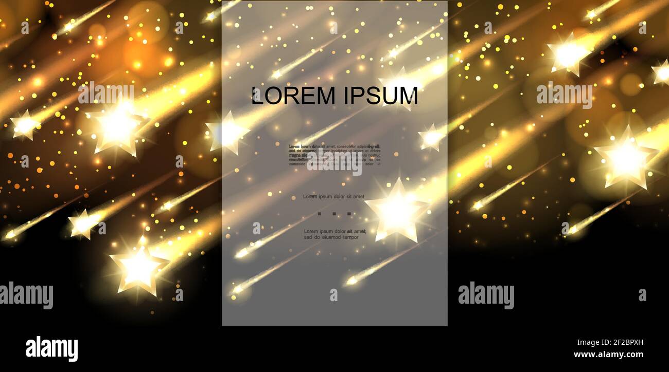 Bright starry motion background with falling illuminated glittering ...
