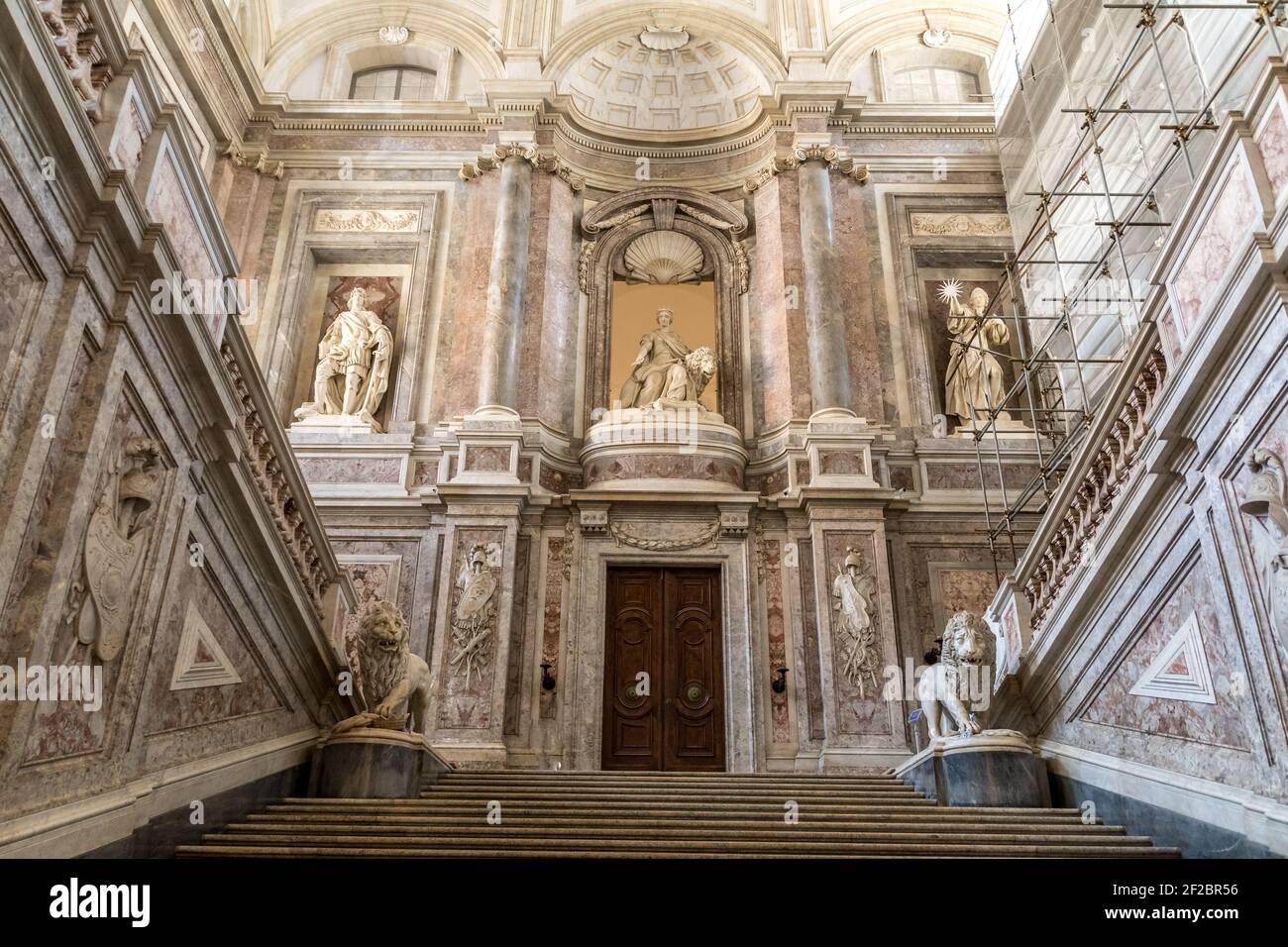 Royal palace naples scalone hi-res stock photography and images - Alamy