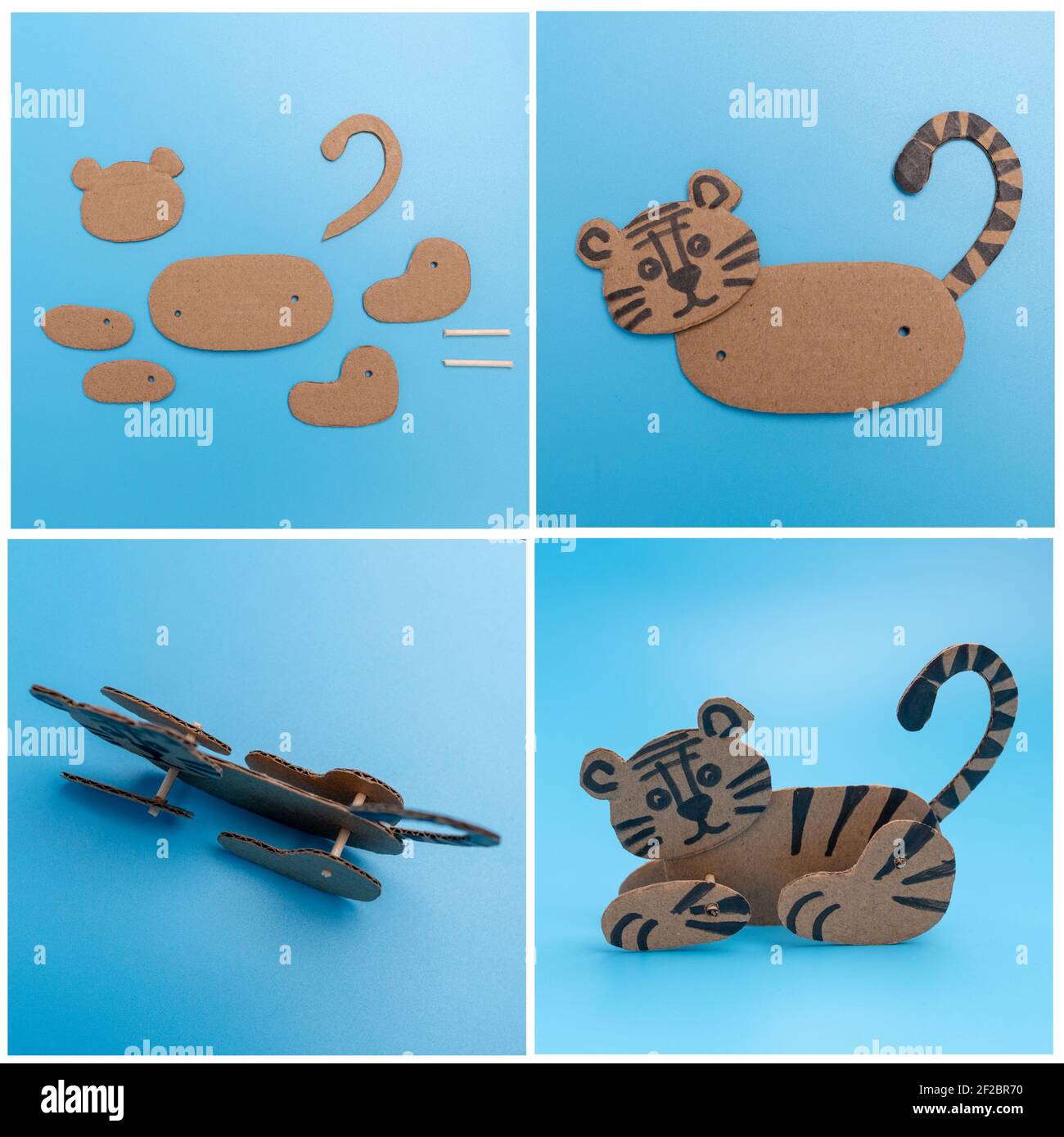 how to make a tiger, step by step instruction, DIY, year of the tiger ...