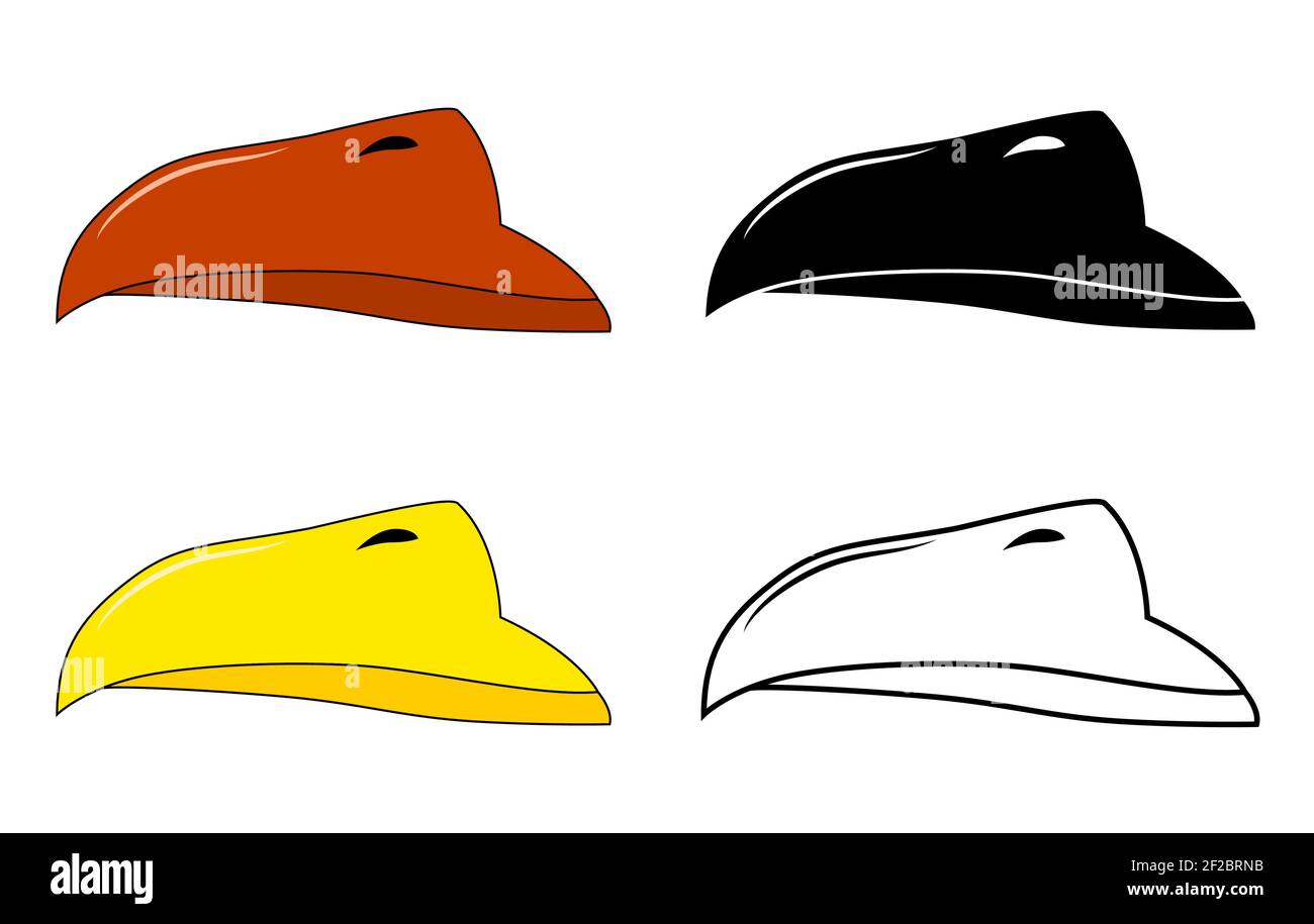 Beak of bird vector set. Illustration isolated on white background ...