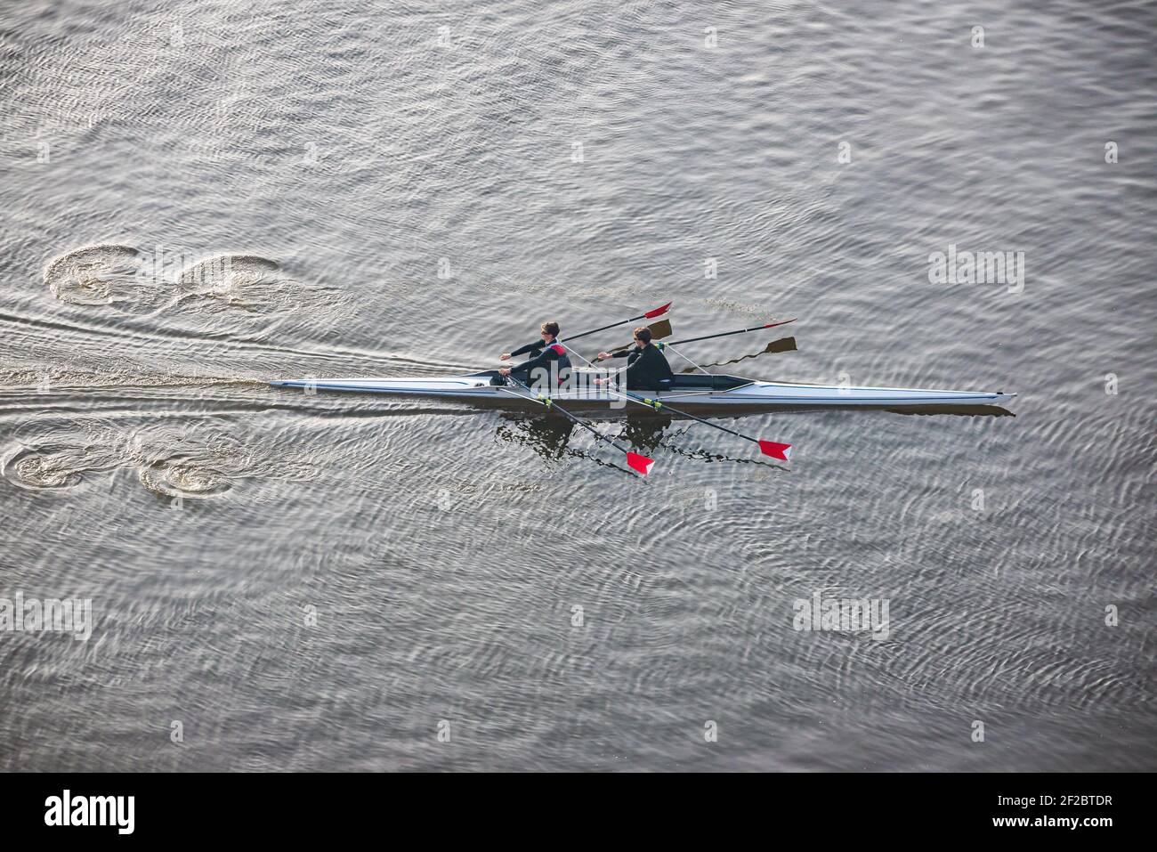 Two man rowing team race hi-res stock photography and images - Alamy