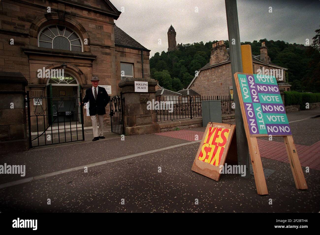Voting at Logie Kirk Hall September 1997Logie Kirk Hall Bridge Of Allen ...