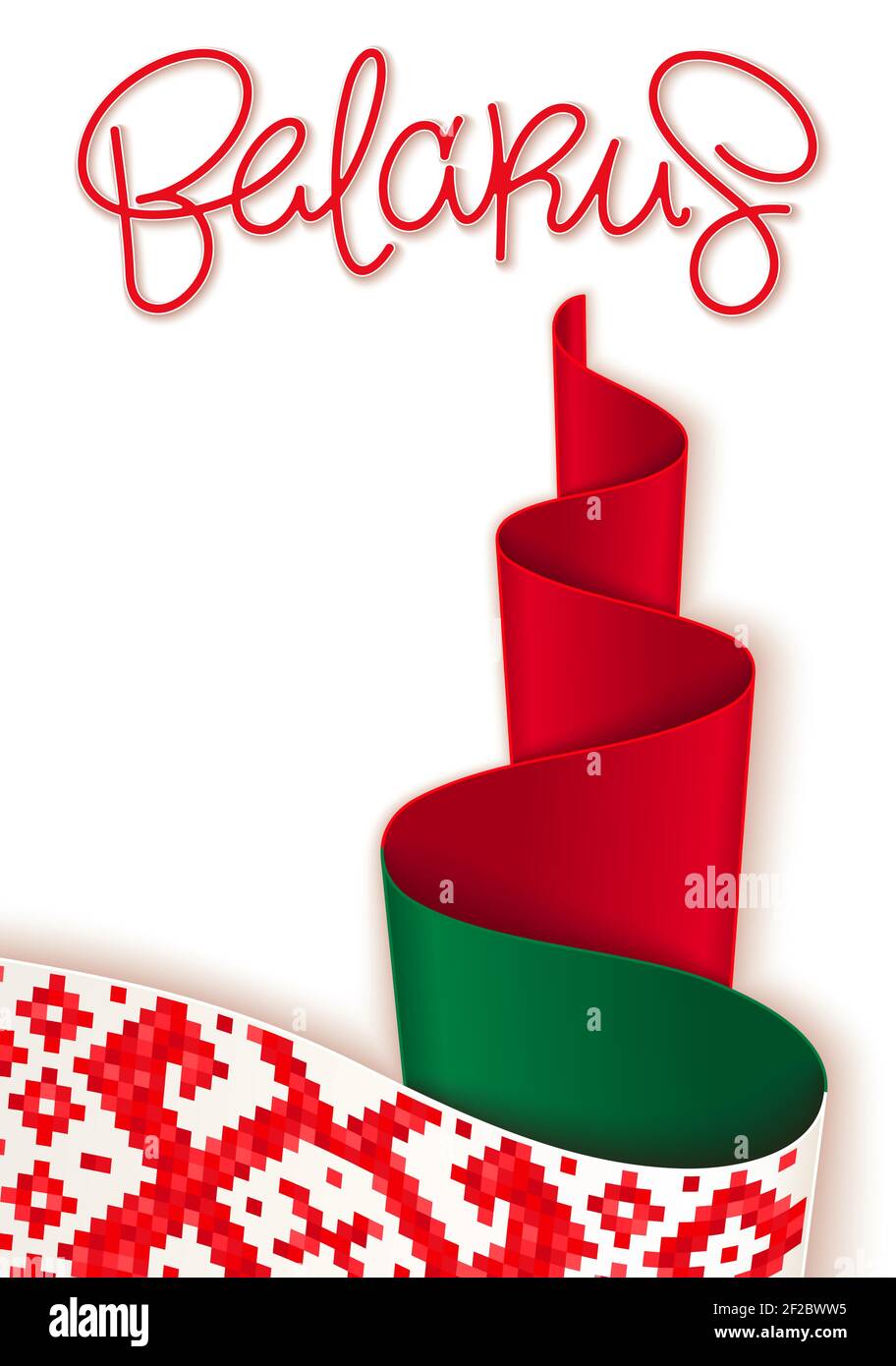 Belarus poster Stock Vector Images - Alamy