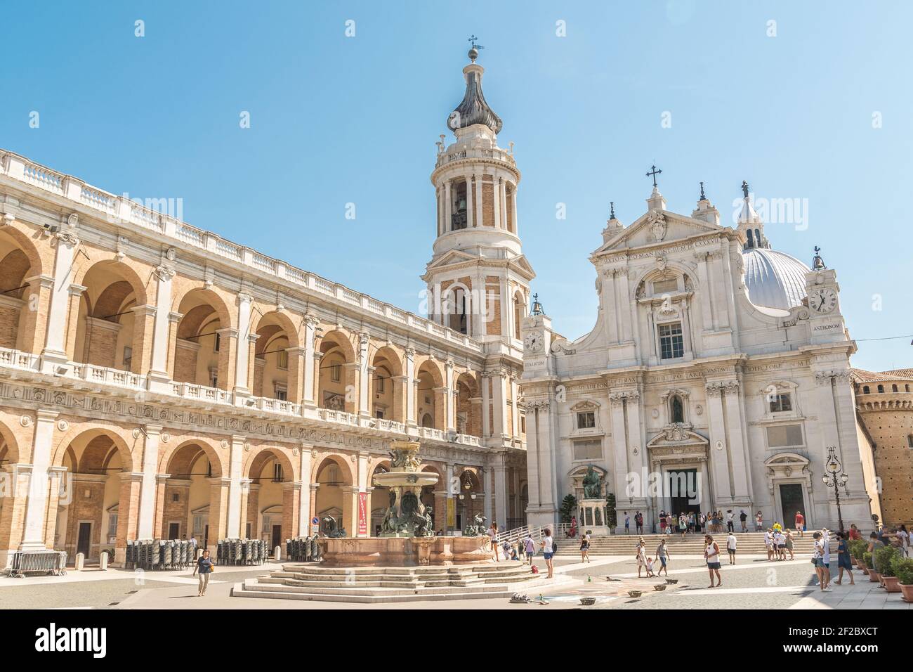 LORETO, ITALY – AUG 13, 2020: The Basilica della Santa Casa (English ...
