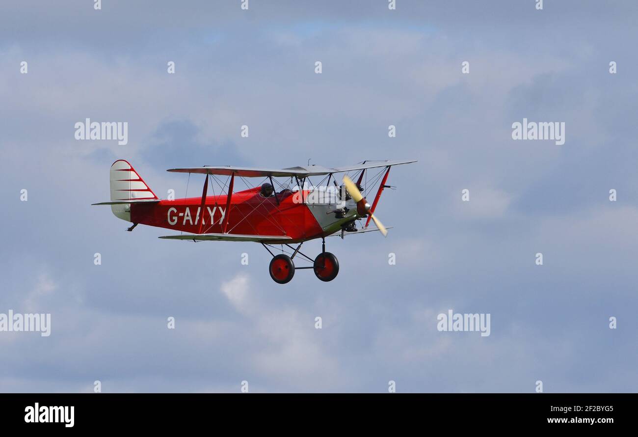 Vintage 1929 Southern Martlet aircraft in flight Stock Photo - Alamy