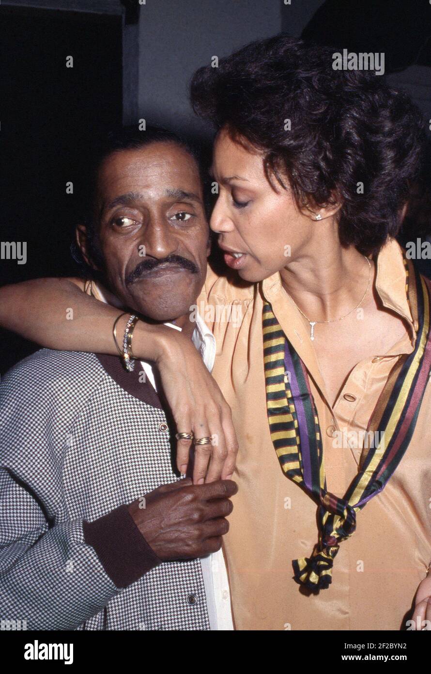 Sammy Davis Jr. and Altovise Davis Circa 1980's Credit: Ralph Dominguez ...