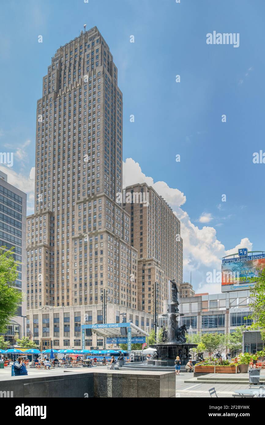 Carew Tower and the Netherland Plaza Hotel complex were developed by ...