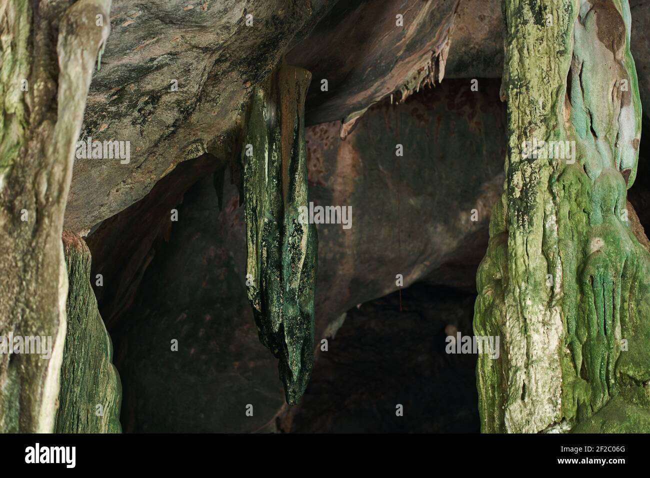 Old stone cave. Nature stone wall texture Stock Photo - Alamy