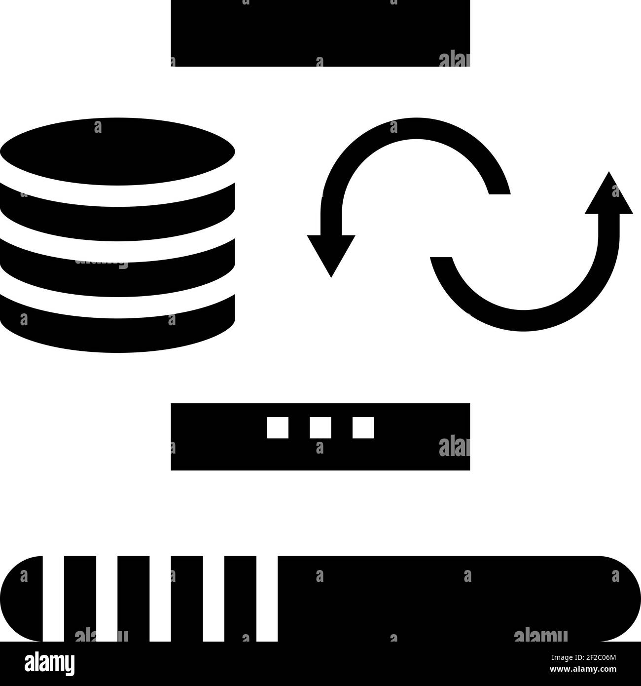 data cleaning digital processing glyph icon vector illustration Stock Vector Image & Art - Alamy