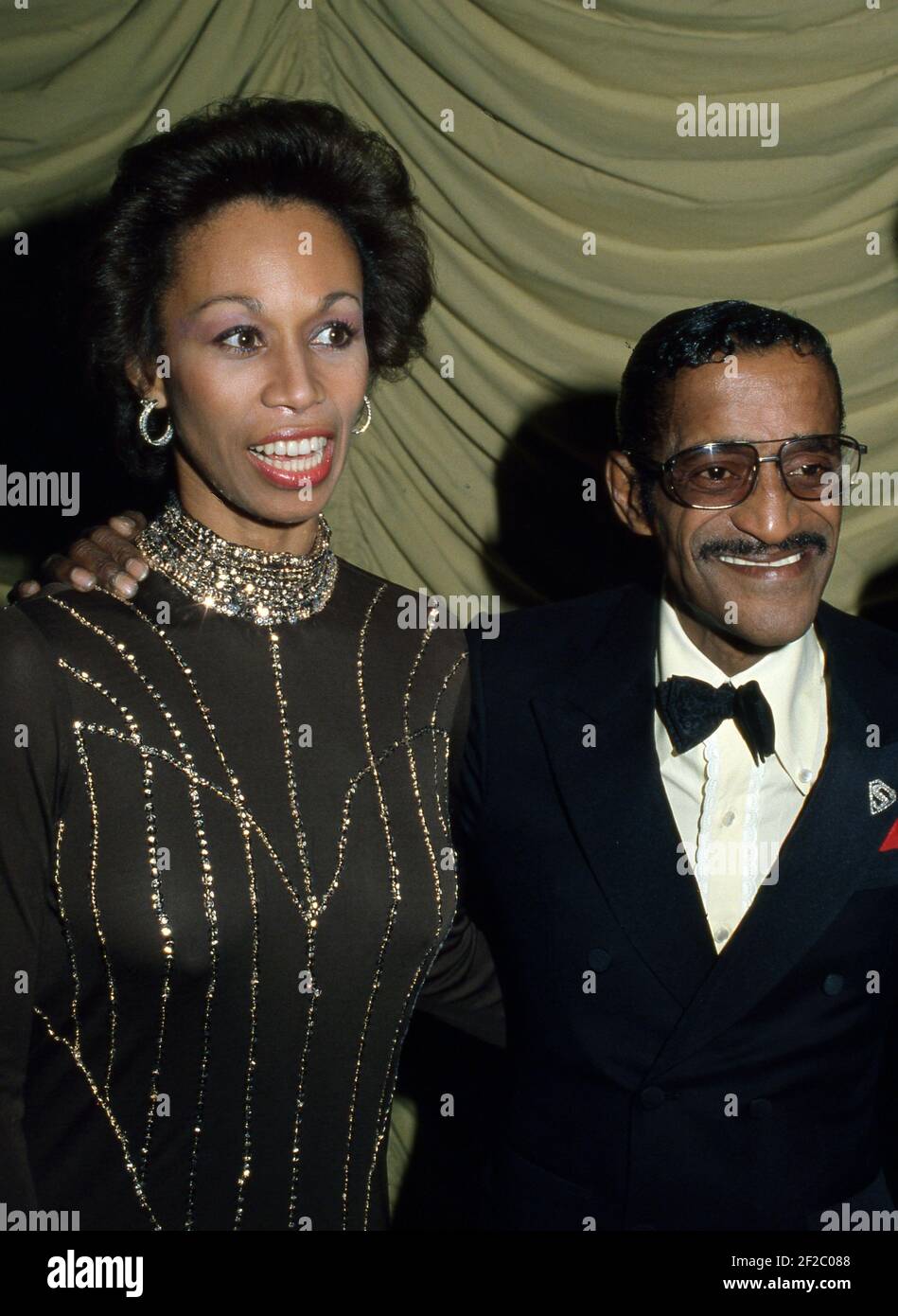Sammy Davis Jr. and Altovise Davis Circa 1980's Credit: Ralph Dominguez ...