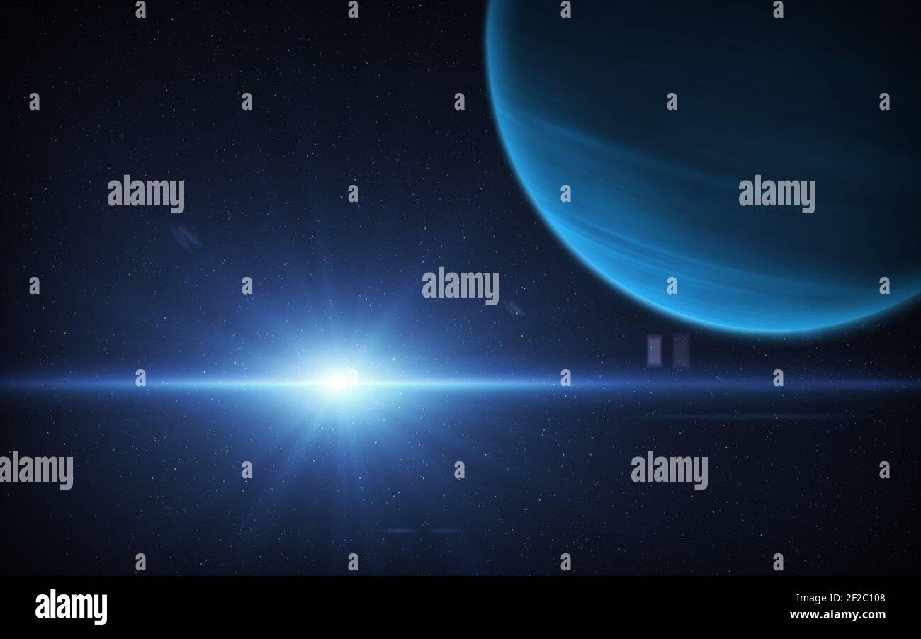 Planet Neptune From Space