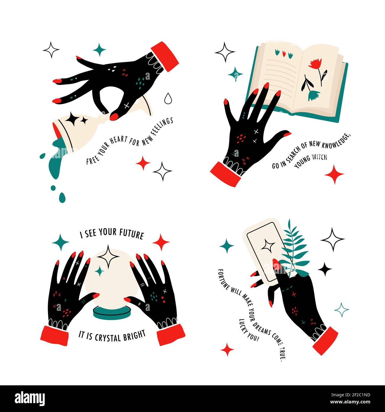 magic and witchcraft concept Stock Vector Image & Art - Alamy