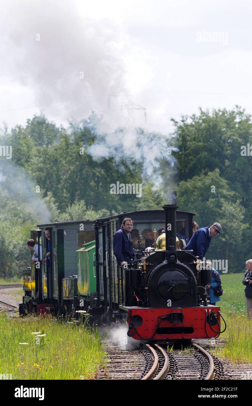 "Sybil Mary" (with "Marchlyn" at the rear of the train) enters the ...