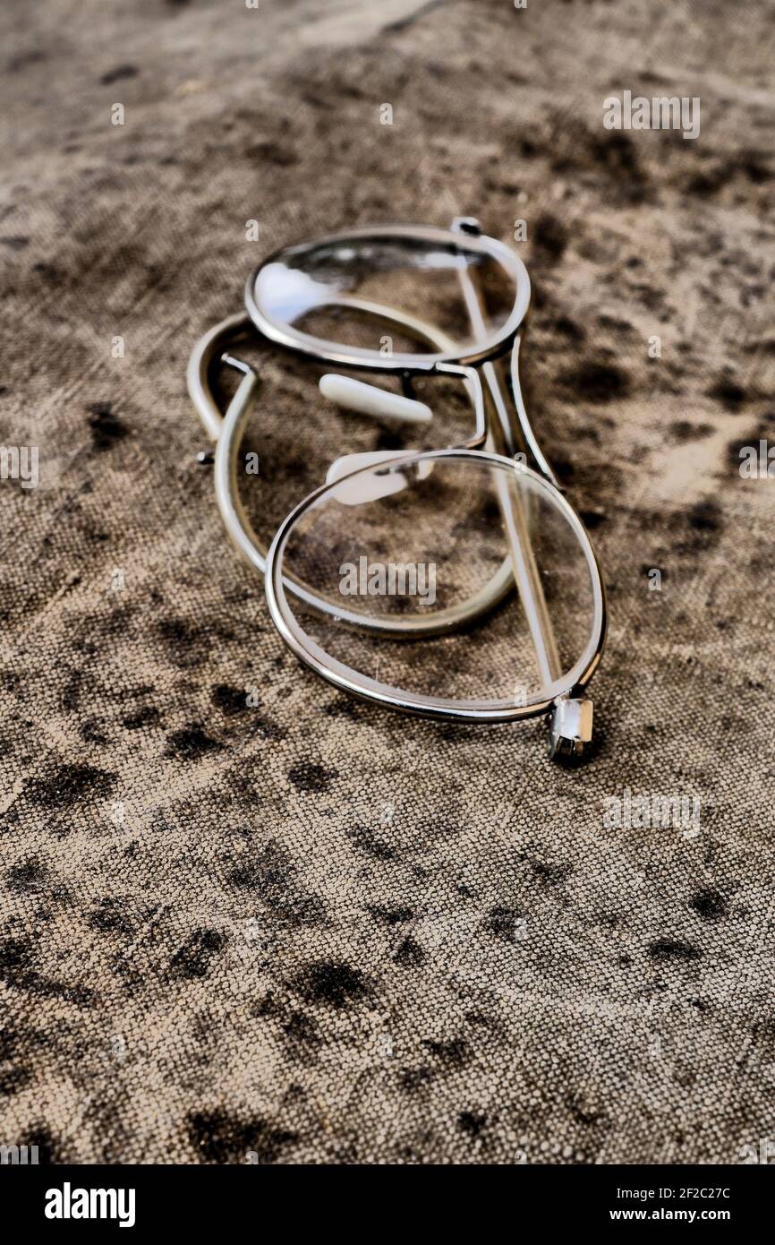 Glasses, digitally filtered view, France Stock Photo - Alamy