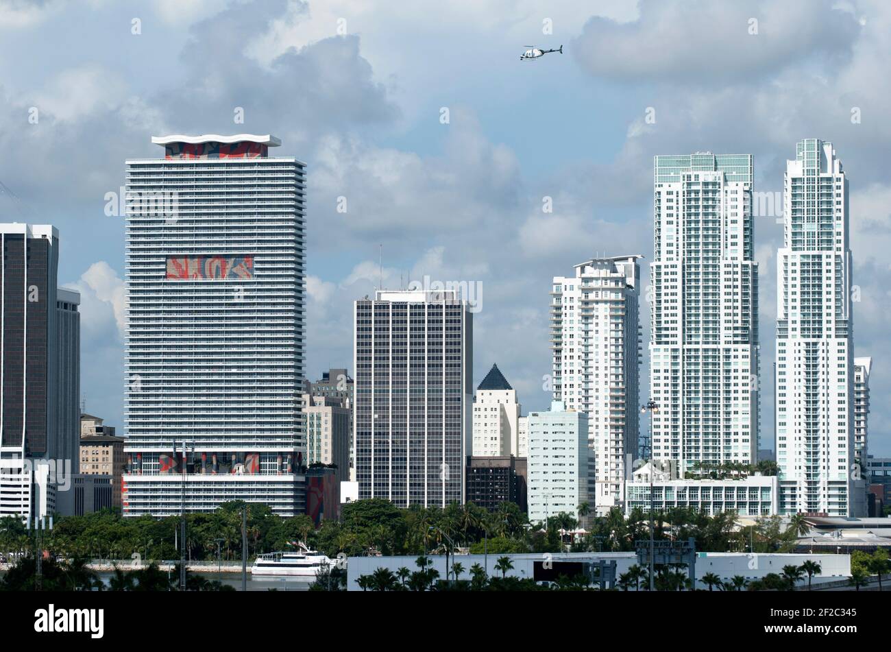 Miami helicopter hi-res stock photography and images - Alamy