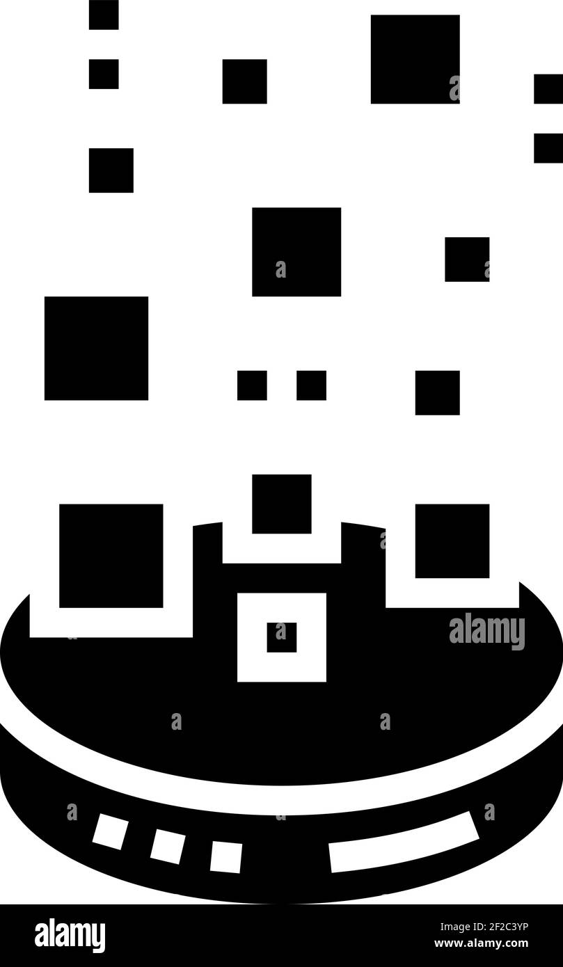 storaging digital processing glyph icon vector illustration Stock Vector Image & Art - Alamy