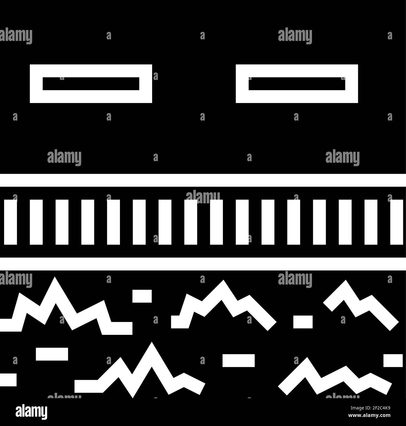 road drainage system glyph icon vector illustration Stock Vector Image ...
