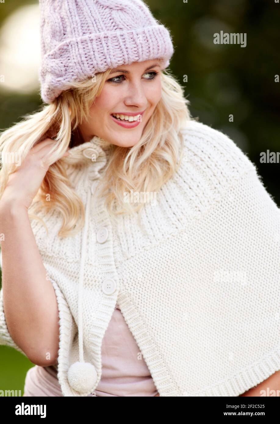 Attractive woman outdoors Stock Photo - Alamy