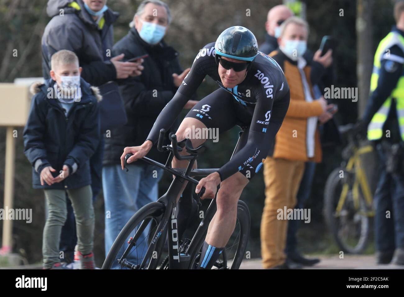 EEKHOFF Nils of Team DSM Nation during the Paris-Nice 2021, cycling ... EEKHOFF Nils of Team DSM Nation during the Paris-Nice 2021, cycling ...