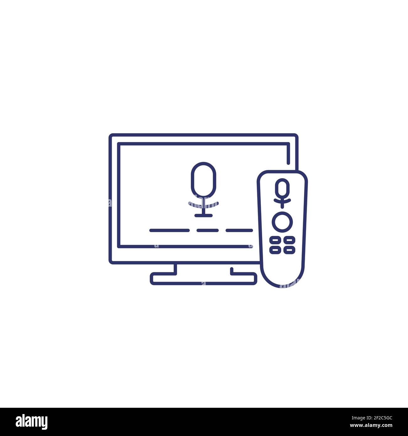 Voice microphone icon over Stock Vector Images - Alamy