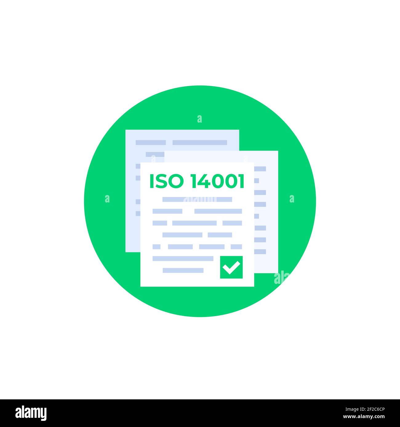 ISO 14001 standard vector icon Stock Vector Image & Art - Alamy
