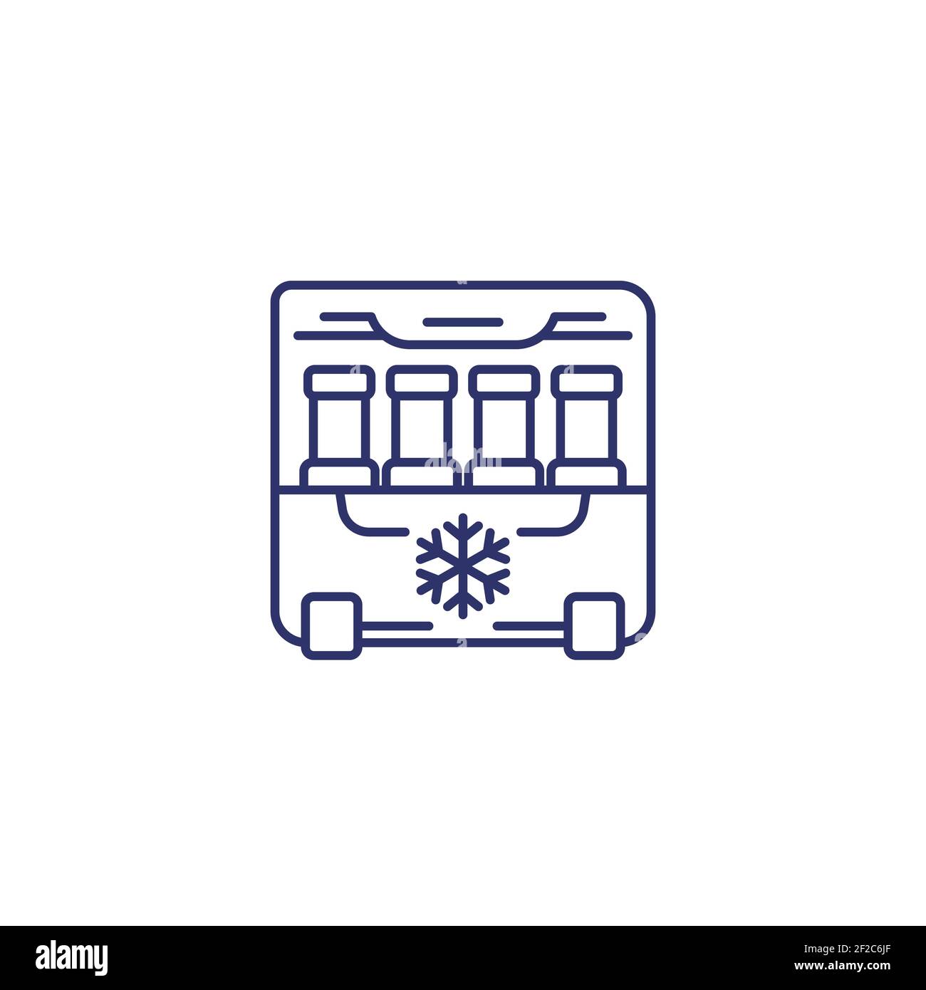 sperm bank, semen samples line icon, vector Stock Vector Image & Art ...