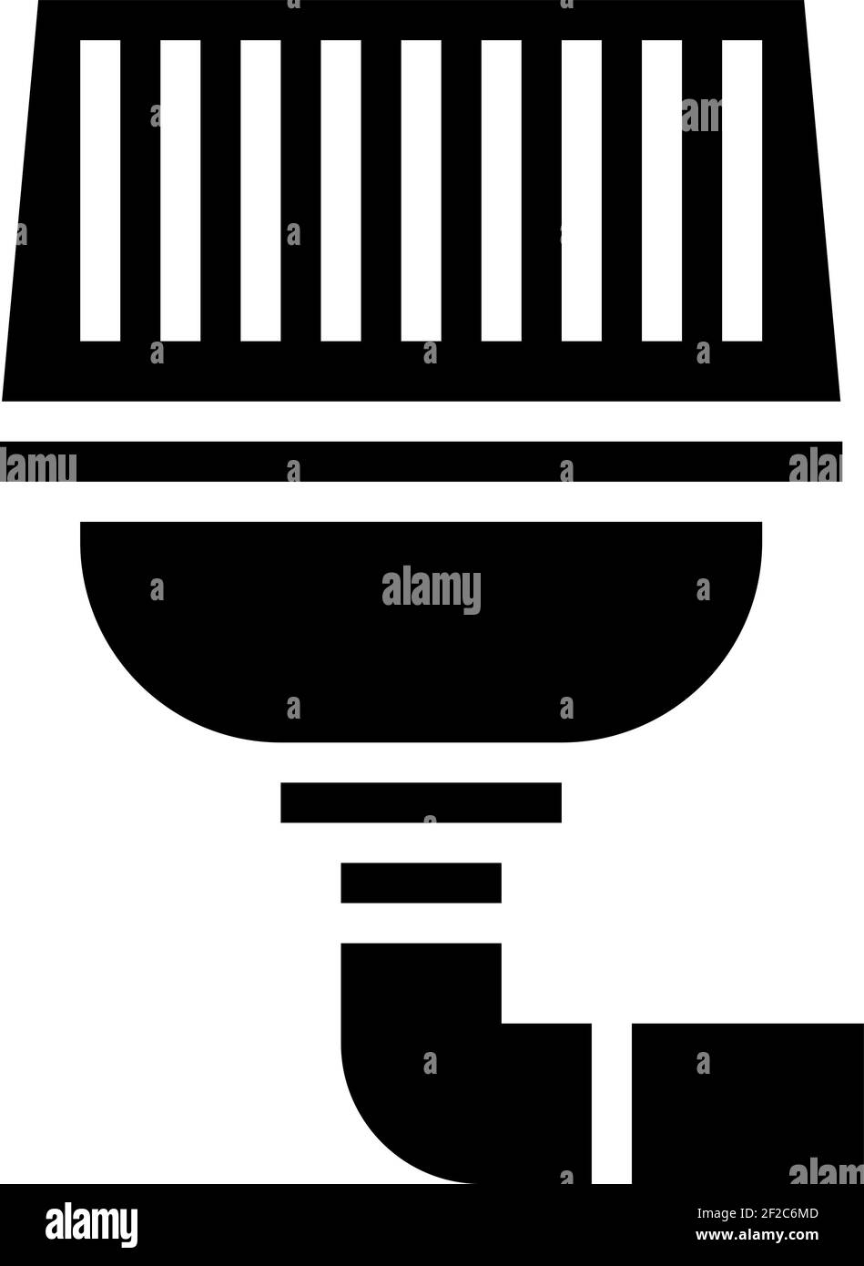 filter of drainage system glyph icon vector illustration Stock Vector ...
