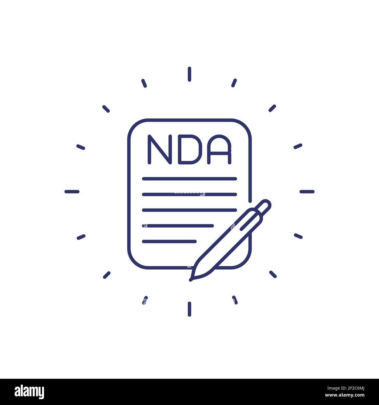 Non disclosure agreement Stock Vector Images - Alamy
