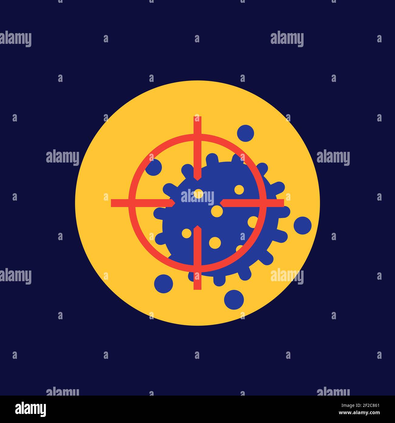Aim of virus Stock Vector Images - Alamy