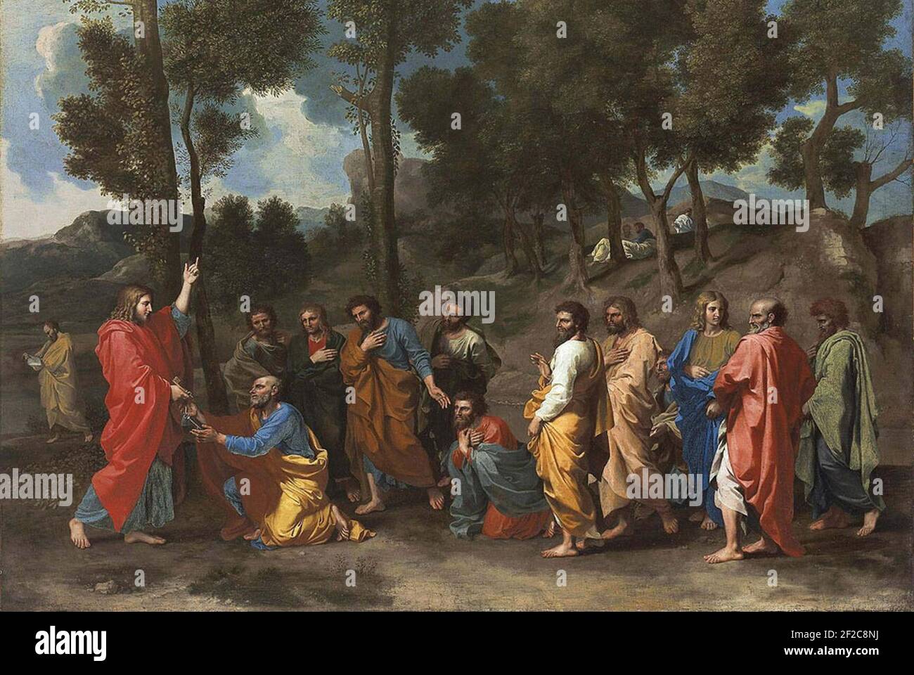 'Ordination' by Nicolas Poussin, 1630s Stock Photo - Alamy