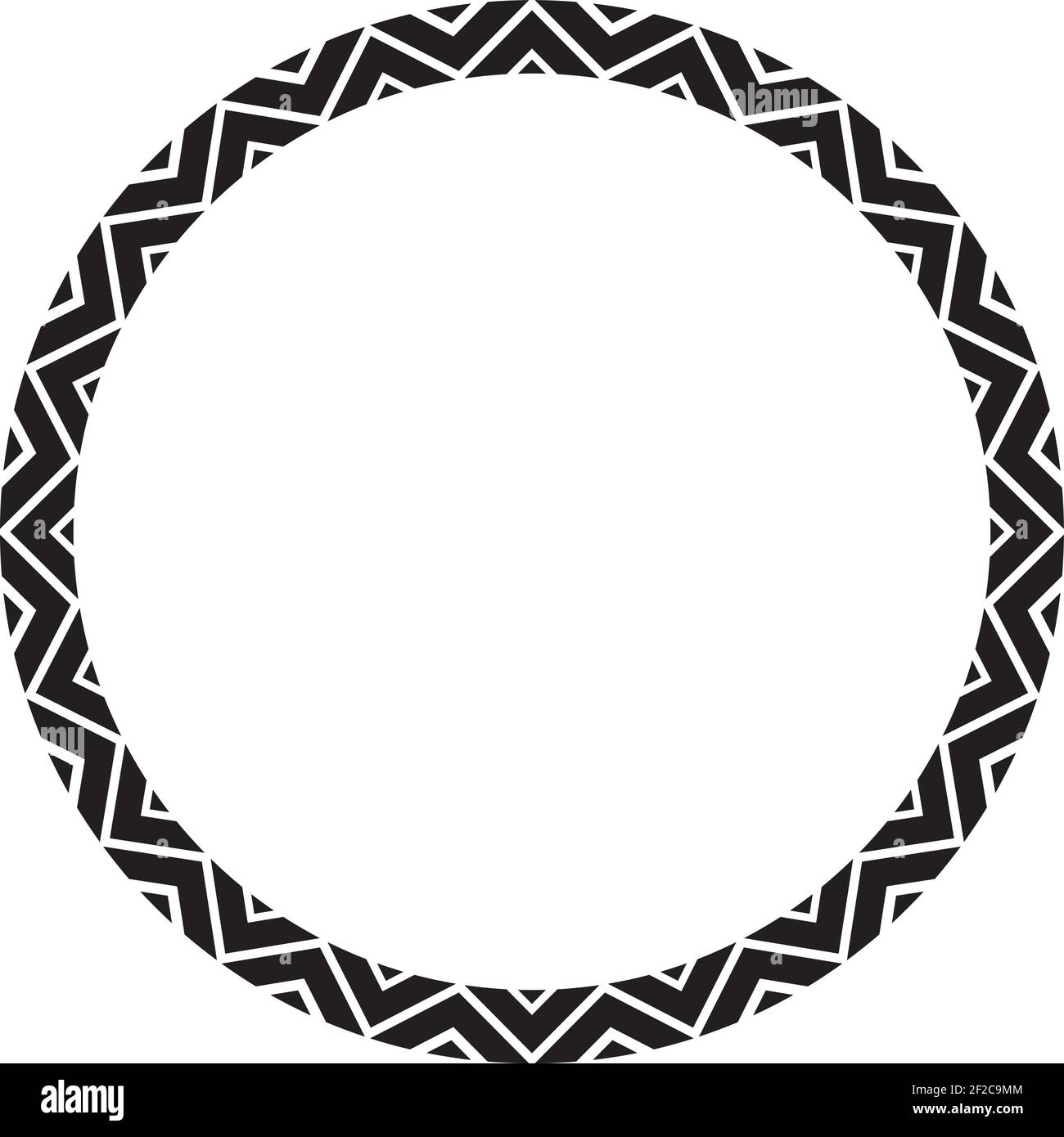 Round African border frame design Stock Vector Image & Art - Alamy