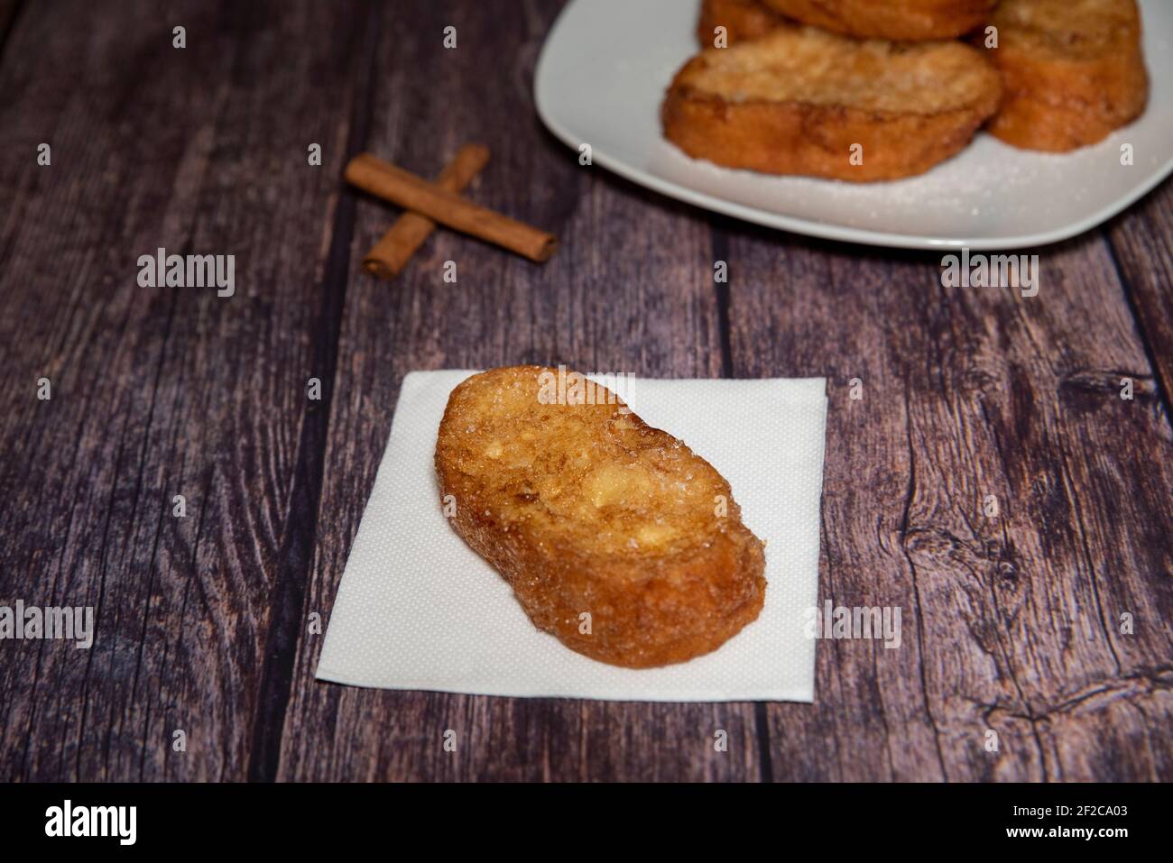 "Torrijas", typical spanish dessert in Lent and Easter Stock Photo - Alamy