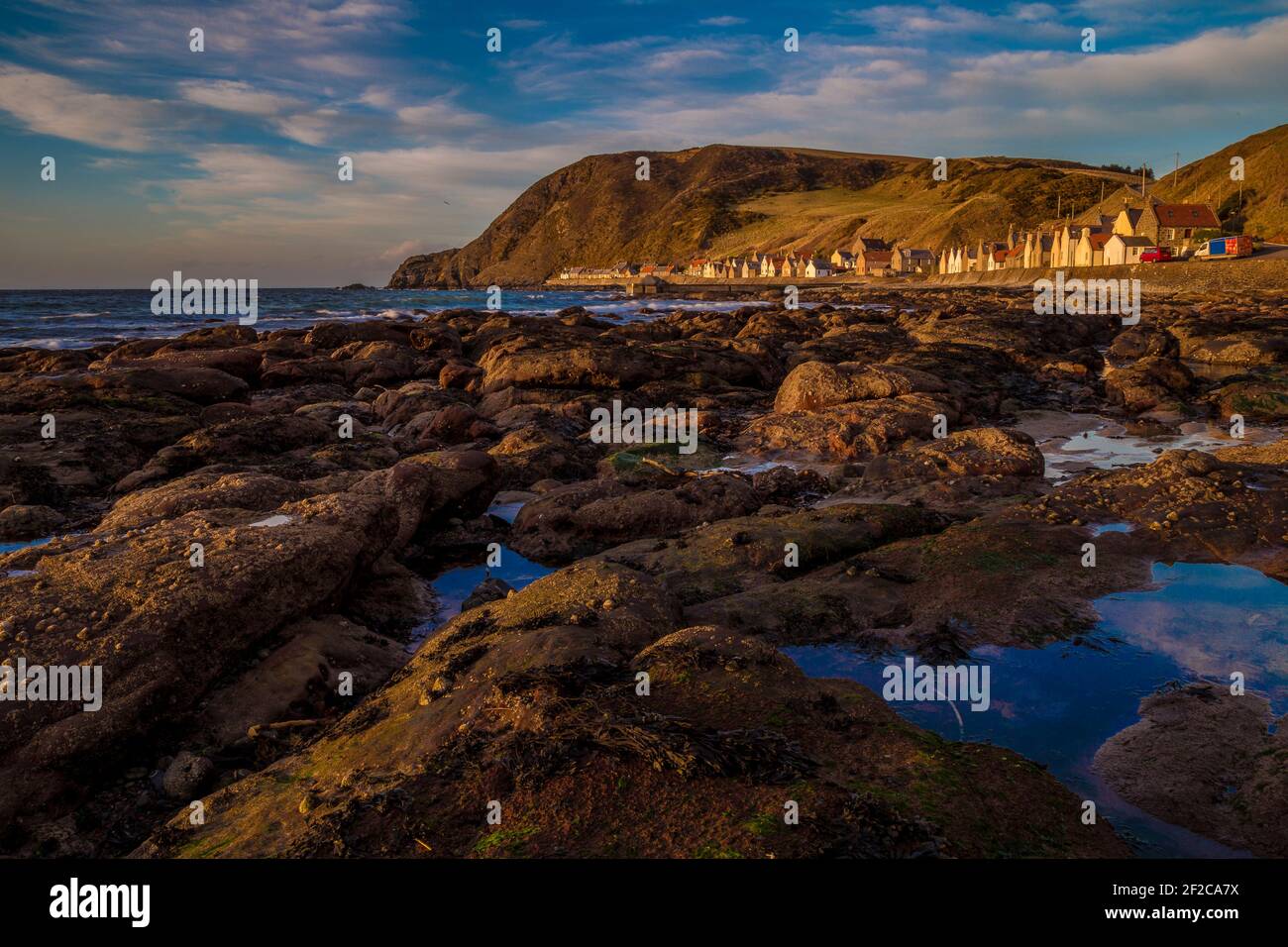 Crovie harbour hi-res stock photography and images - Alamy