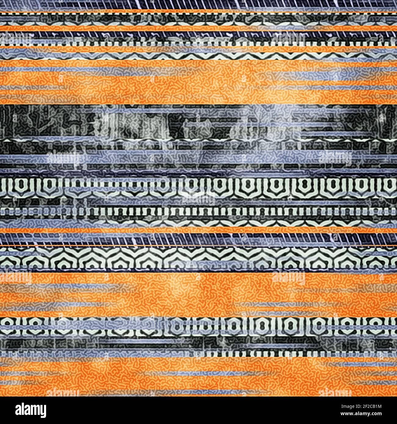 Seamless ethnic tribal pattern stripes rug design Stock Photo - Alamy