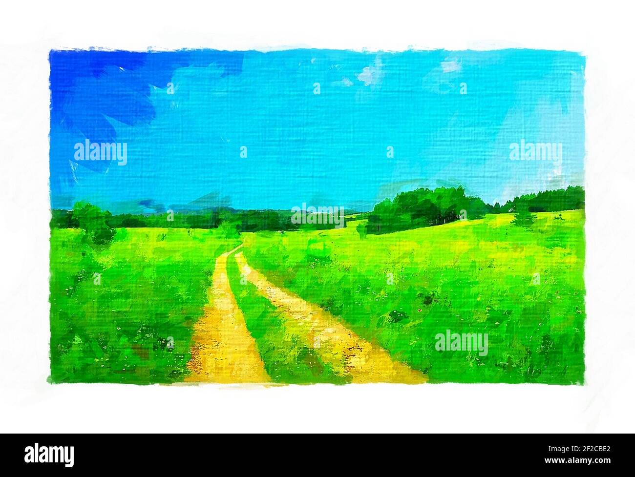 Rural Village Road Sketch High Resolution Stock Photography and Images ...
