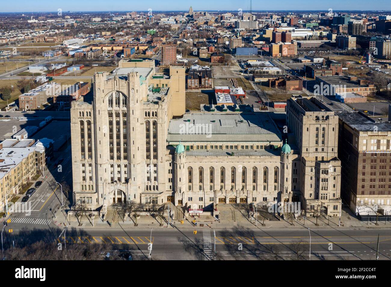 Detroit, Michigan - Detroit's Masonic Temple. It is the largest masonic ...
