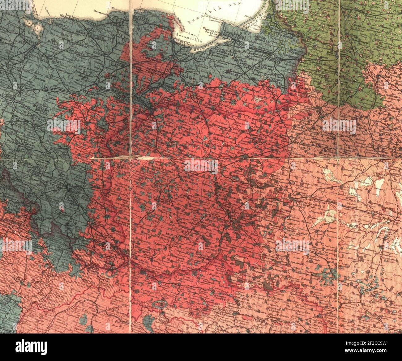 Poles in Central Europe - by Aleksandr Rittich - 1875 AD Stock Photo ...