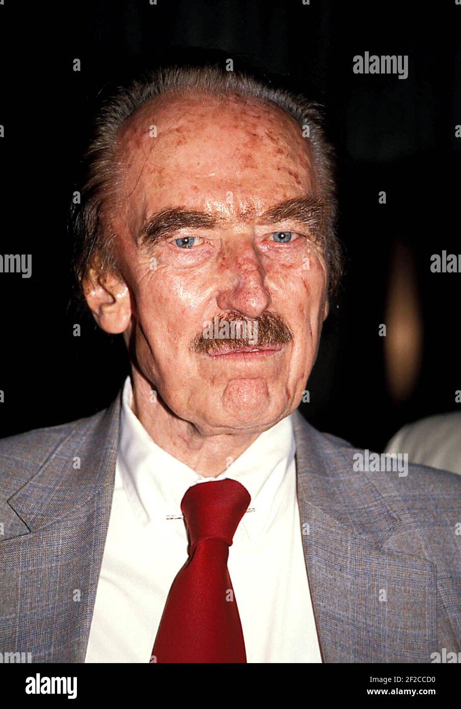 Fred Trump 1989 Photo By Adam Scull/PHOTOlink /MediaPunch Stock Photo ...